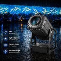 China 600W Aluminum Alloy Outdoor LED Zoom Gobo Projector IP65 Waterproof Advertising Logo Light with Rotating Glass Gobo DMX Control for sale