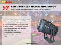 China 300W Outdoor LED Zoom Gobo Projector for Advertising Logo Projection Light for sale