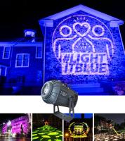 China Waterproof IP65 300w Gobo Projector Custom Logo Rotating Gobo Projector Light Outdoor Buildings Advertising Lights for sale