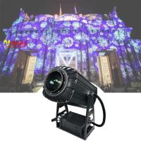 China Outdoor 600W 1000w LED Logo Gobo Projection Light Zoom Custom Christmas Gobo Projector for sale