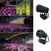 China Outdoor 600W 1000w LED Logo Gobo Projection Light Zoom Custom Christmas Gobo Projector for sale