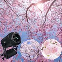 China Christmas Snow Butterfly Cherry Outdoor IP65 600W Zoom Dynamic Floating Led Gobo Projector for sale