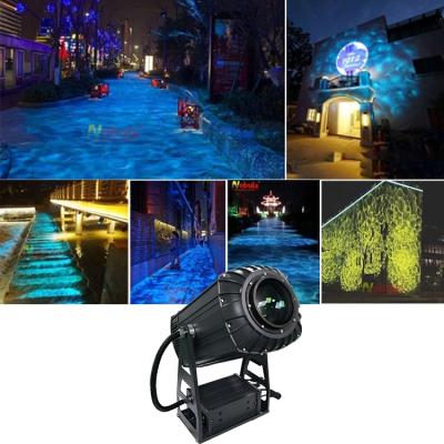 China Nebula Christmas Outdoor 600w 1000w Watt LED Logo Gobo Ocean Water Wave Ripple Light Gobo Projector for sale