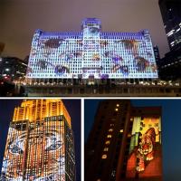 China Nebula Dynamic 600w 1000w LED Gobo Zoom Image Water Floating Effect Light Gobo Projector for sale