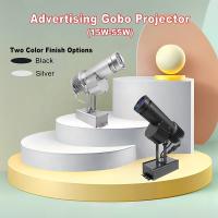 China Outdoor Advertising Lights Black and White Gobo Logo Projector for Sidewalk for sale