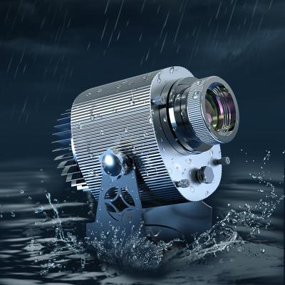 China Waterproof IP65 25w 35w 50w Gobo Projector Logo Led Customized Gobo Rotating Advertising Building or Floor Light for sale