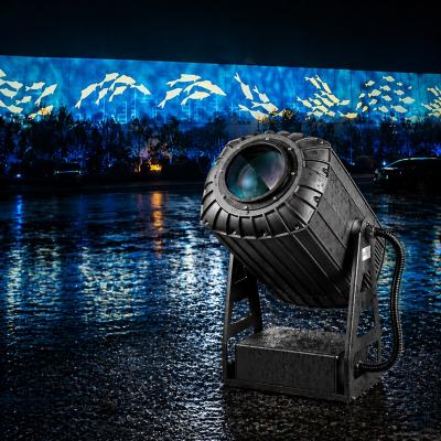 China 600W IP65 Outdoor LED Gobo Projector 6+ Open White 5-50 Zoom Logo Projection Light for Advertising & Events for sale