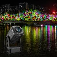 China High Power 600W LED Zoom Gobo Projector Outdoor Waterproof Logo Projector Light for sale