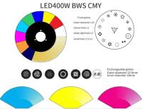 China NEBULA 400W BSW LED Moving Head Light CMY CTO Color Wedding DJ Stage Lights for sale