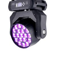 China DMX RDM RGBW Zoom 19X12W Bee Eye Led Wash Moving Head Lights for Concert Stage Lighting for sale