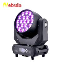 China DMX RDM RGBW Zoom 19X12W Bee Eye Led Wash Moving Head Lights for Concert Stage Lighting for sale