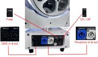 China NEBULA LED 7X40W 4in1 RGBW Zoom Wash Pixel Big Bee Eye  Custom White Housing Stage Moving Head Light for sale