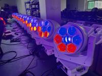 China NEBULA LED 7X40W 4in1 RGBW Zoom Wash Pixel Big Bee Eye  Custom White Housing Stage Moving Head Light for sale