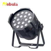 China High Power 18x18W Slim Par LED RGBWA with DMX512 Control 8-60 Zoom Dimmer/Strobe Functions for sale