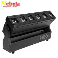 China DJ Disco LED Stage Light 6x40W RGBW 4in1 Zoom Wash Moving Pixel Beam LED  Light Bars for sale