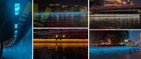 China Nebula Merak 120-W 120W LED Projector Light IP65 Waterproof Aluminum Body Dimmable 0.5M Outdoor Advertising Strip Light for sale