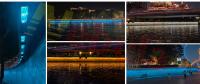 China Nebula 120W IP65 Aluminum RGBW LED Outdoor Linear Water Ripple Wall Washer with Dimmable Feature for sale