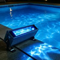 China 120W RGBW LED Dynamic Water Ripple Projector IP65 Aluminum Indoor/Outdoor Hotel Bar Advertising Lights Water Wave for sale