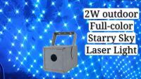 China 2W Outdoor Full-Color Starry Sky Firefly Fire Flies Effect Laser Light DMX Party Christmas Laser Lights for sale