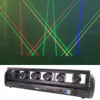 China 6 Eyes RGB Full Colors Led Light Bar Laser Led Light Bar for sale