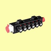 China Nebula PB031 CEE 32A 5P Input 16A Output 380V AC Steel Portable Power Distribution Distro Splitter Box for sale