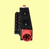 China Nebula PB031 CEE 32A 5P Input 16A Output 380V AC Steel Portable Power Distribution Distro Splitter Box for sale
