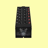 China Socapex 19pin Steel Power Box to 12 Way Edisons Low Voltage Power Distribution Equipment for sale