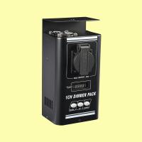 China 1Ch Digital DMX Dimmer Pack with 2200W Max Load AC 110-240V Compatibility LCD Display for Stage Lights for sale