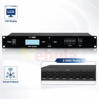 China High Quality Artnet DMX512 Controller 8 Port Aluminum Node for LED Stage & Audio Lighting for sale