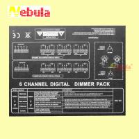 China NEBULA 6CH Channel Digital DMX Dimmer Pack Power Distribution for Stage Lighting for sale