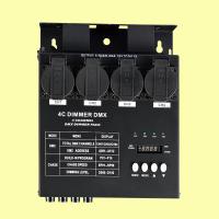 China NEBULA 4-Channel DMX Dimmer Pack Power Distribution for Bulb High Efficiency Lighting Control for sale