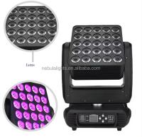 China Nebula 25x12w RGBW 4in1 LED Pixel Beam Wall Wash Solaris Magic Panel Stage Light Moving Head for sale