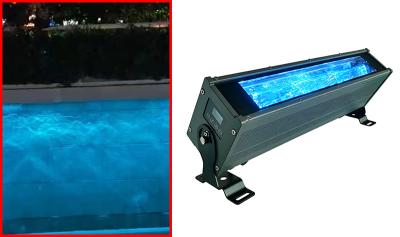 China IP65 RGBW LED Ocean Wave Bar Light Outdoor Waterproof Ripple Effect Projection Lights DMX512 for sale