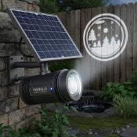 China Nebula 40W 60W Solar Energy Projector System Gobo Outdoor IP67 Waterproof Light Solar Projector for sale