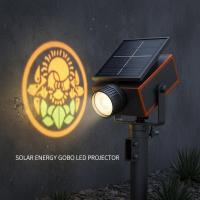 China Solar Energy Gobo LED Projector IP67 Rated Lighting Via Solar for sale