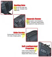 China 300W LED Outdoor Gobo Projector for Architectural Lighting for sale