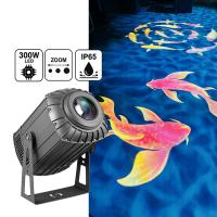 China 300W LED Water Ripple Gobo Projector with Motorized Zoom for sale