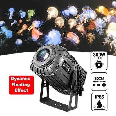China 300W Outdoor LED Gobo Projector with Zoom Lens Dynamic Floating Effect System for sale
