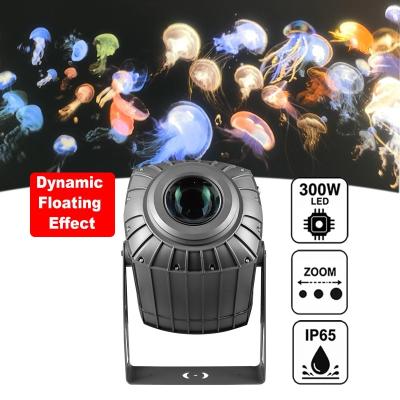 China 300W LED Outdoor Advertising Zoom Gobo Projector Dynamic Floating Water Effect for sale