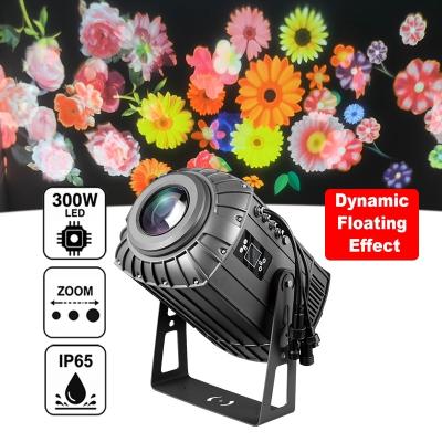 China High Power 300W LED Outdoor Zoom Gobo Projector Dynamic Floating Effect for sale