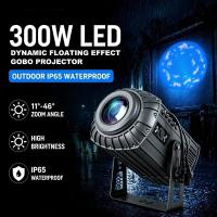 China 300W LED Zoom Outdoor Gobo Projector for Architecture Dynamic Floating Effect for sale