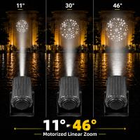 China Outdoor 300W LED Snow Falling Gobo Projector Zoom Waterproof Landscape Light for sale
