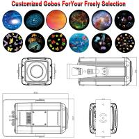 China 100W Waterproof Outdoor LED Gobo Projector Ripple Floating Effect Light for sale