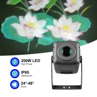 China 200W Outdoor Zoom LED Gobo Projector Ripple Floating Dynamic Effect Light for sale