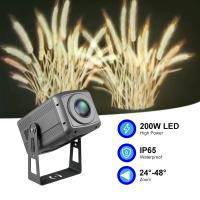 China 200W LED Outdoor Zoom Ripple Floating Gobo Projector Advertising Light IP65 for sale