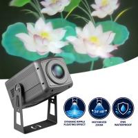 China 100W Outdoor LED Projection Light Ripple Floating Effect Garden Zoom Light for sale