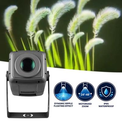China 100W LED Zoom Outdoor Gobo Projector Ripple Floating Landscape Lighting for sale