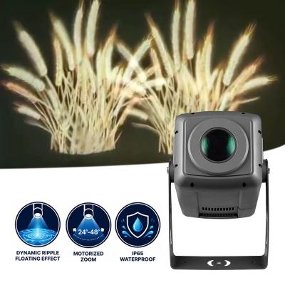China 100W Outdoor LED Gobo Projector Ripple Floating Zoom Landscape Light IP65 for sale