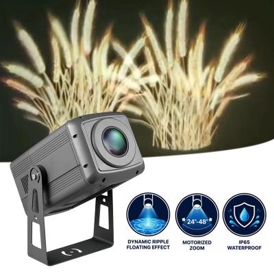 China 100W LED Outdoor Zoom Gobo Projector Ripple Floating Effect IP65 Light for sale