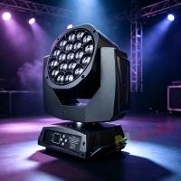 China 19X15W LED Bee Eye Zoom Wash Moving Head Light RGBW Stage Lighting for sale